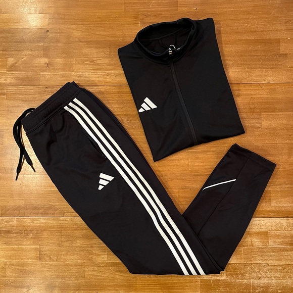 adidas | Pants | Adidas Tiro 23 Black Track Suit | Poshmark